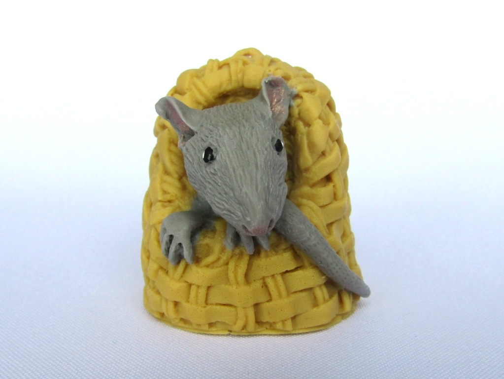 Rat in basket - silicone mold | Inspire Uplift