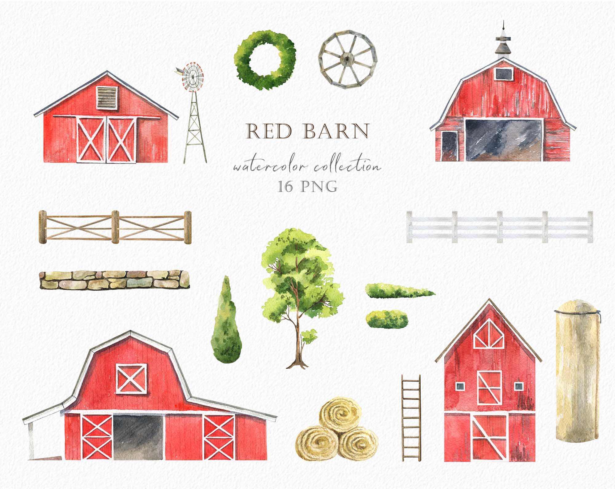 Rustic Barn Clip Art
