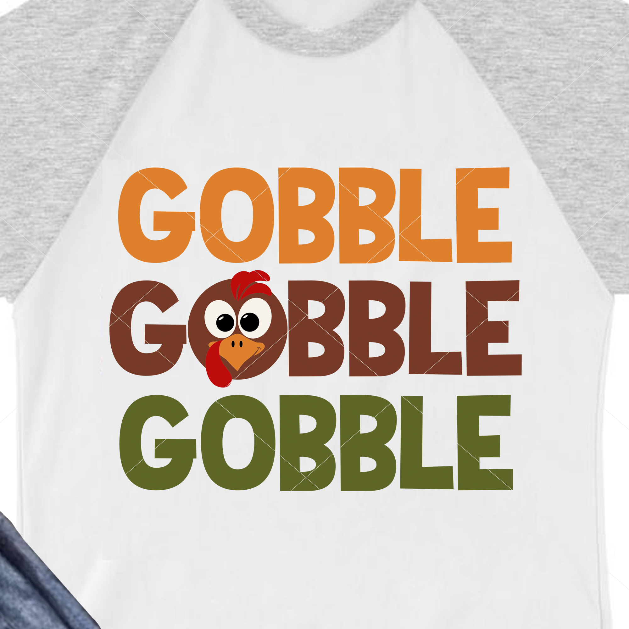 Gobble gobble Thanksgiving turkey face decor Thankful Farmer | Inspire ...