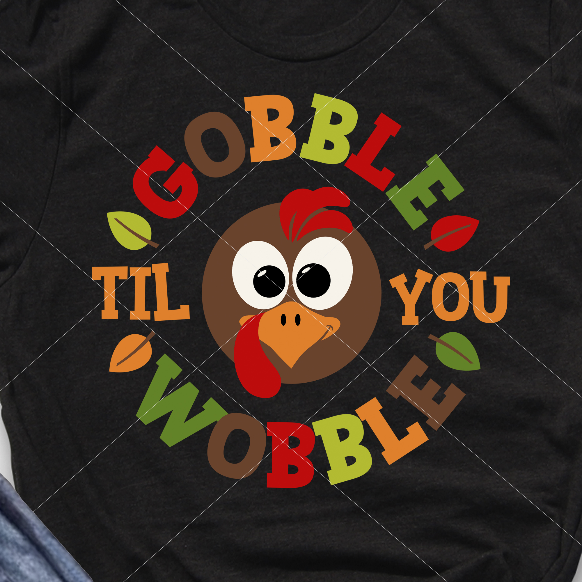Gobble til you wobble Thanksgiving turkey face Thankful Farm | Inspire ...