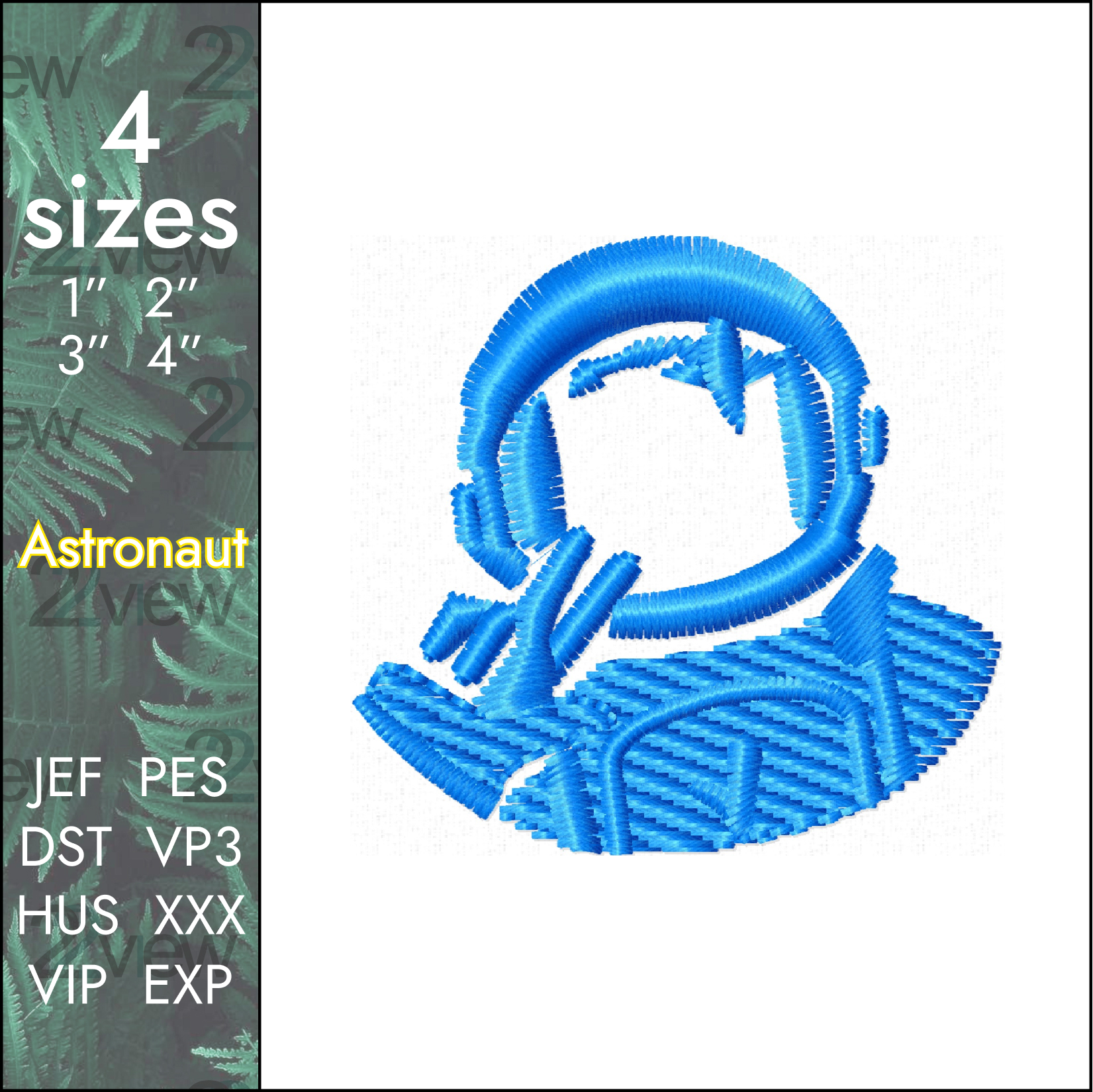 Astronaut Embroidery Design, Space traveler, Rocket travel | Inspire Uplift