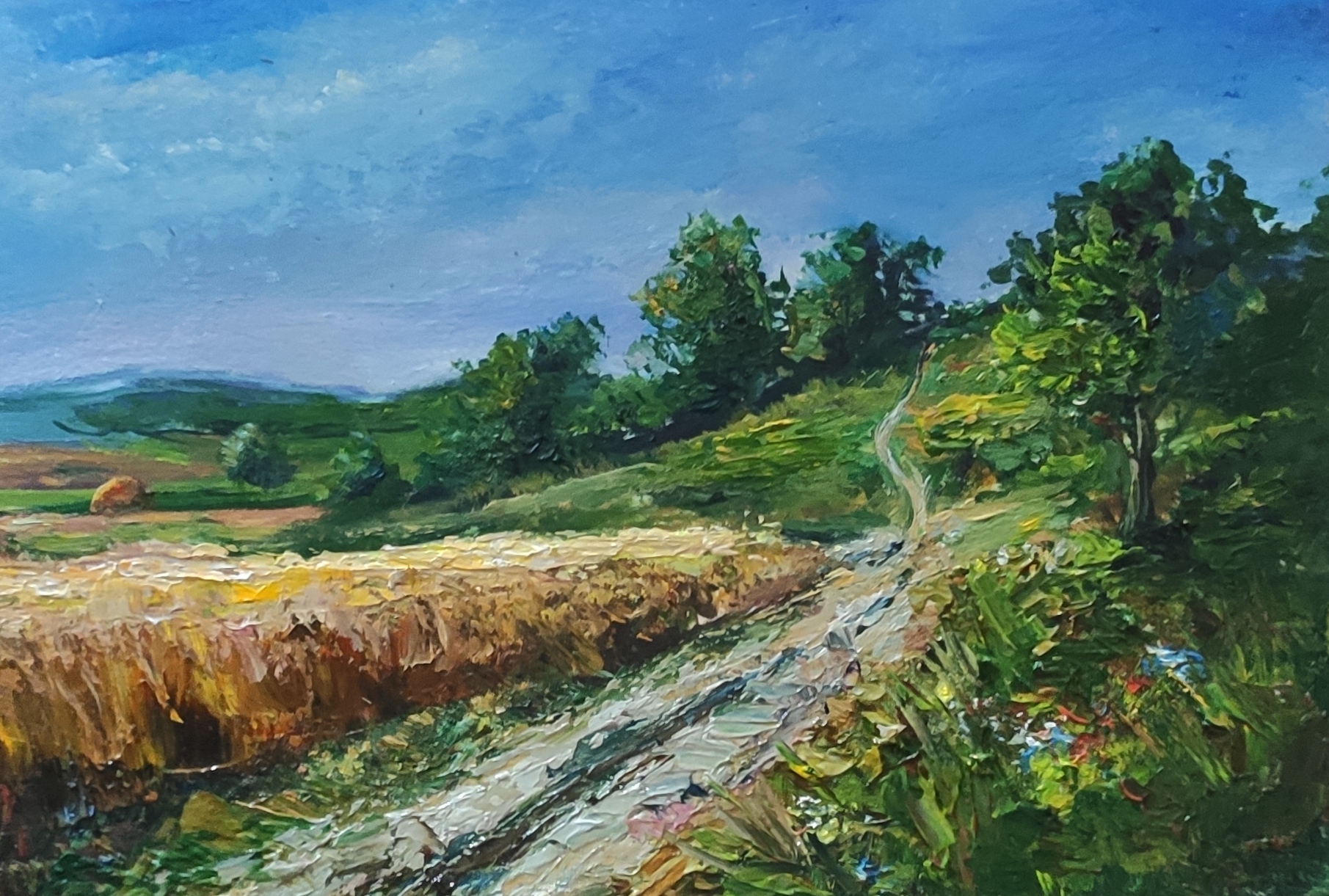 Landscape painting impressionism Original art oil Artwork im | Inspire ...