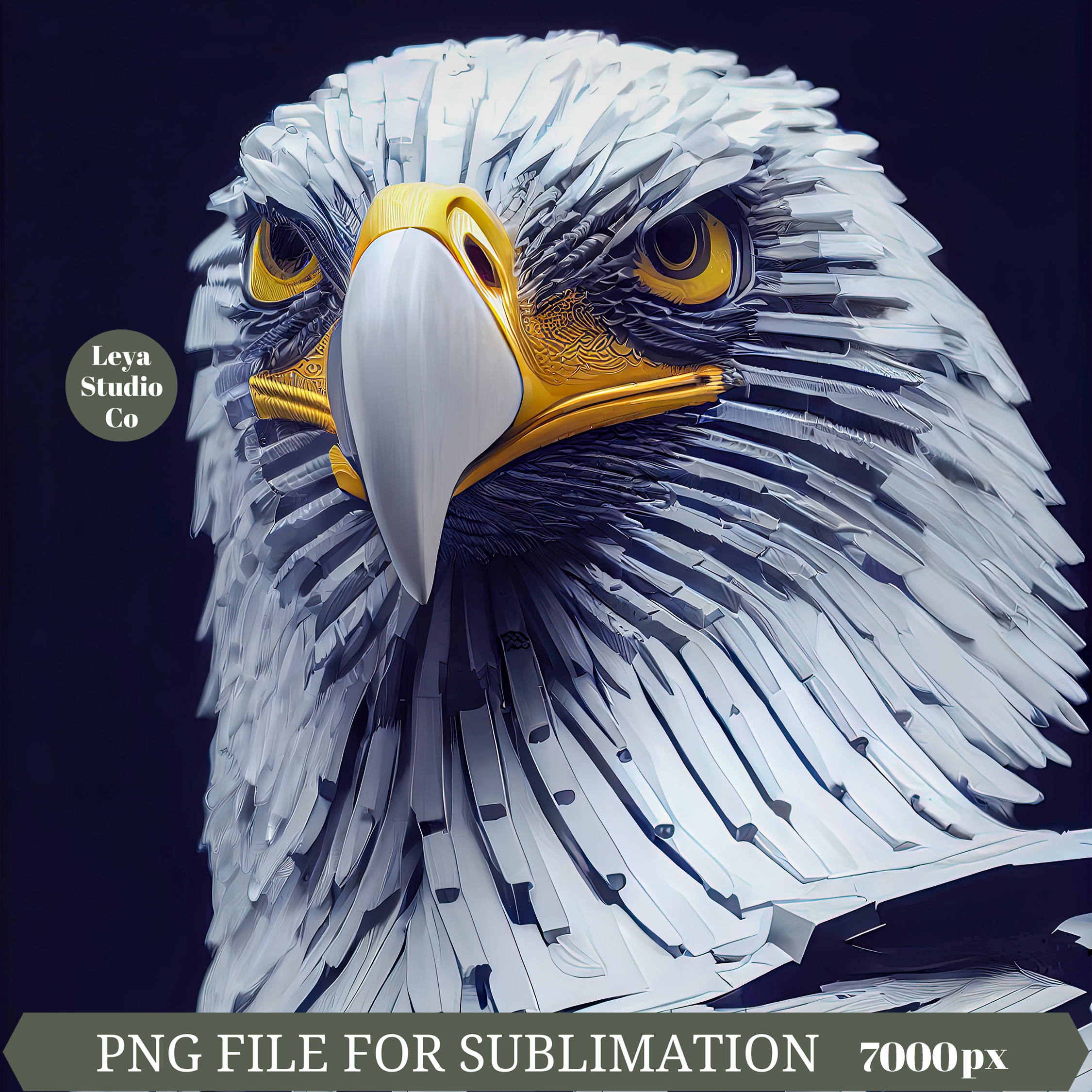 Eagle Png Sublimation Design.Eagle Portrait Png.American Eag | Inspire ...