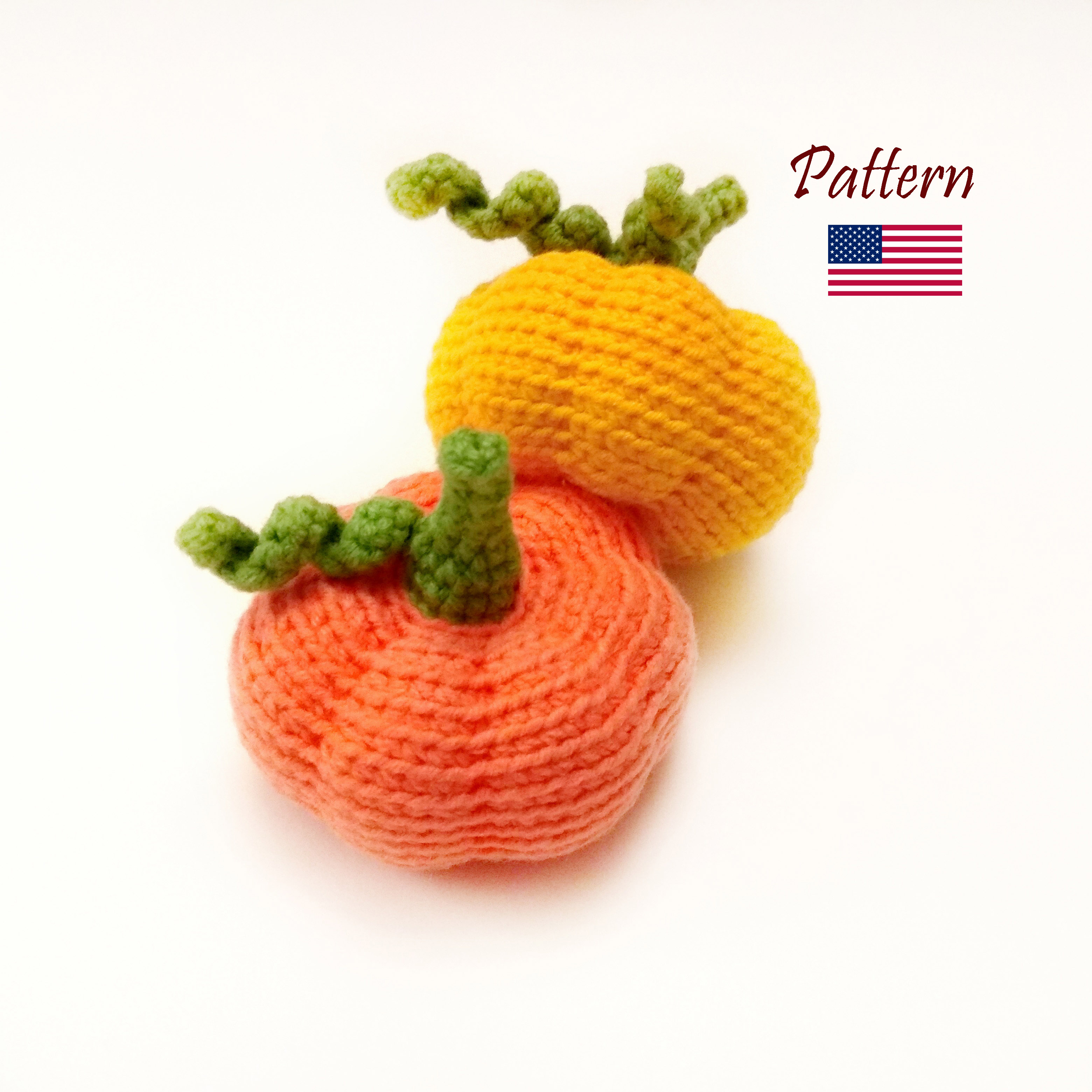 Little rustic pumpkin crochet pattern Handmade thanksgiving | Inspire Uplift