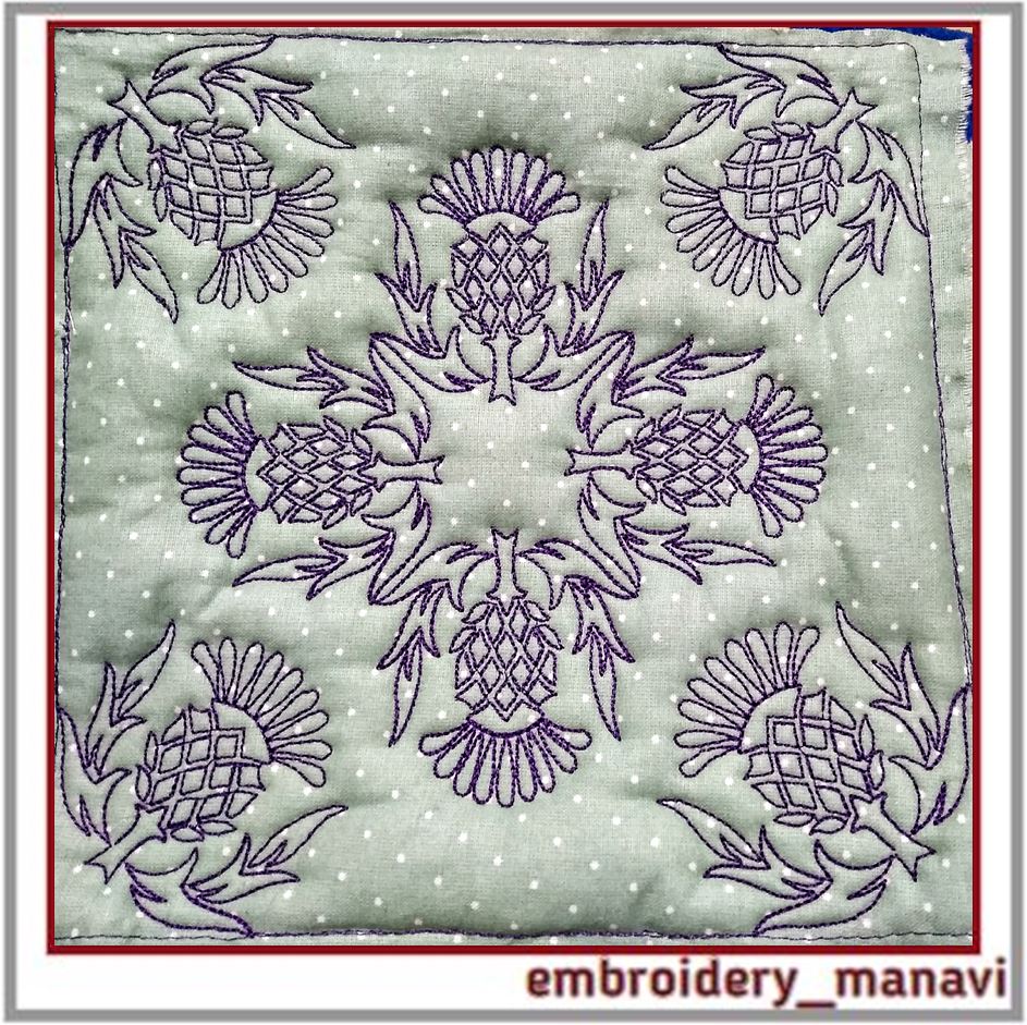 Quilt block 7 machine embroidery designs. Instant download. | Inspire ...