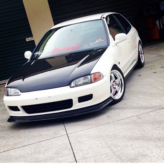First Molding Style front lip ABS JDM for Eg Civic 92-95 2/3 - Inspire ...