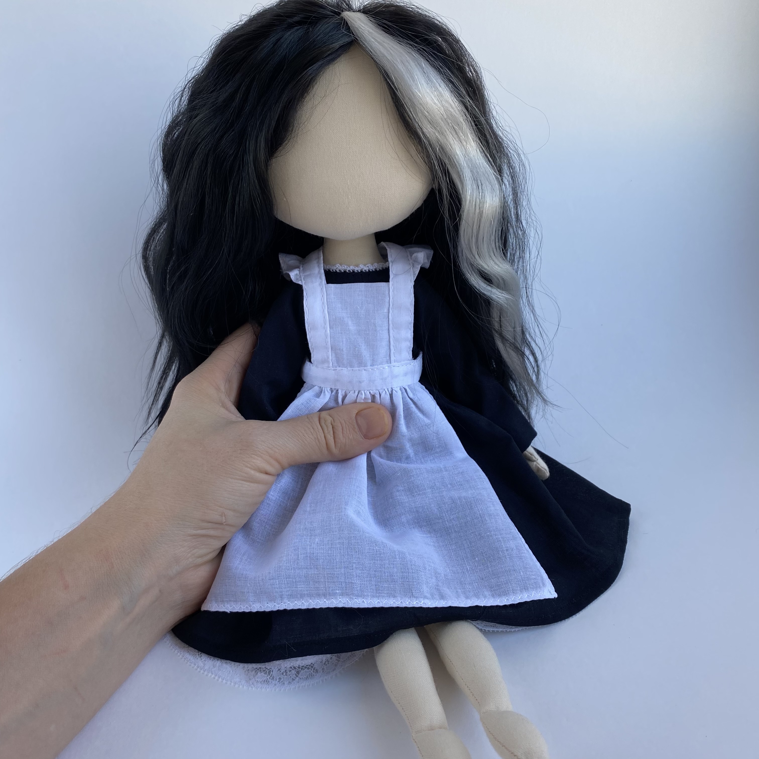 Gothic Cloth doll, creepy doll, gothic dolls | Inspire Uplift