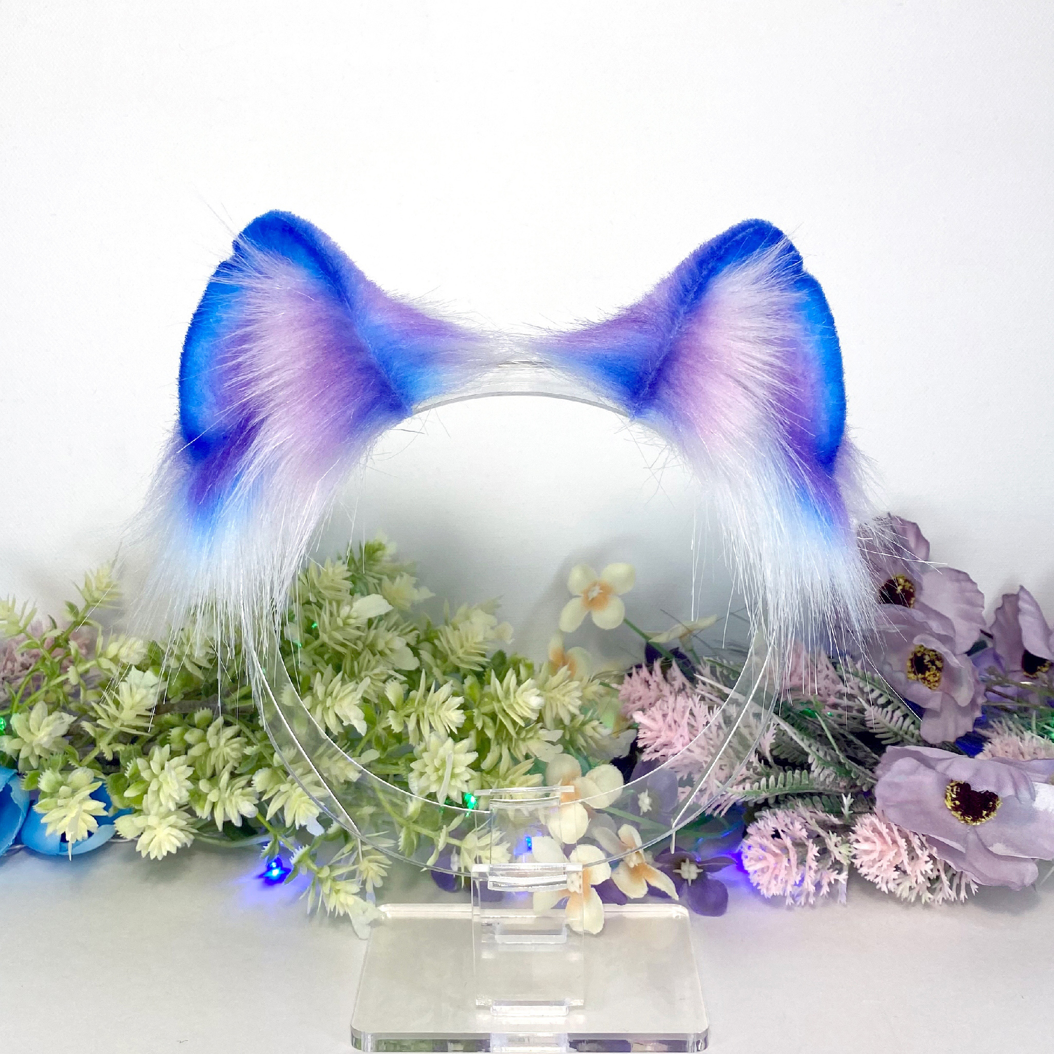 Galaxy cat ears Blue kitten ears Cosplay ears Neko ears Movi | Inspire ...