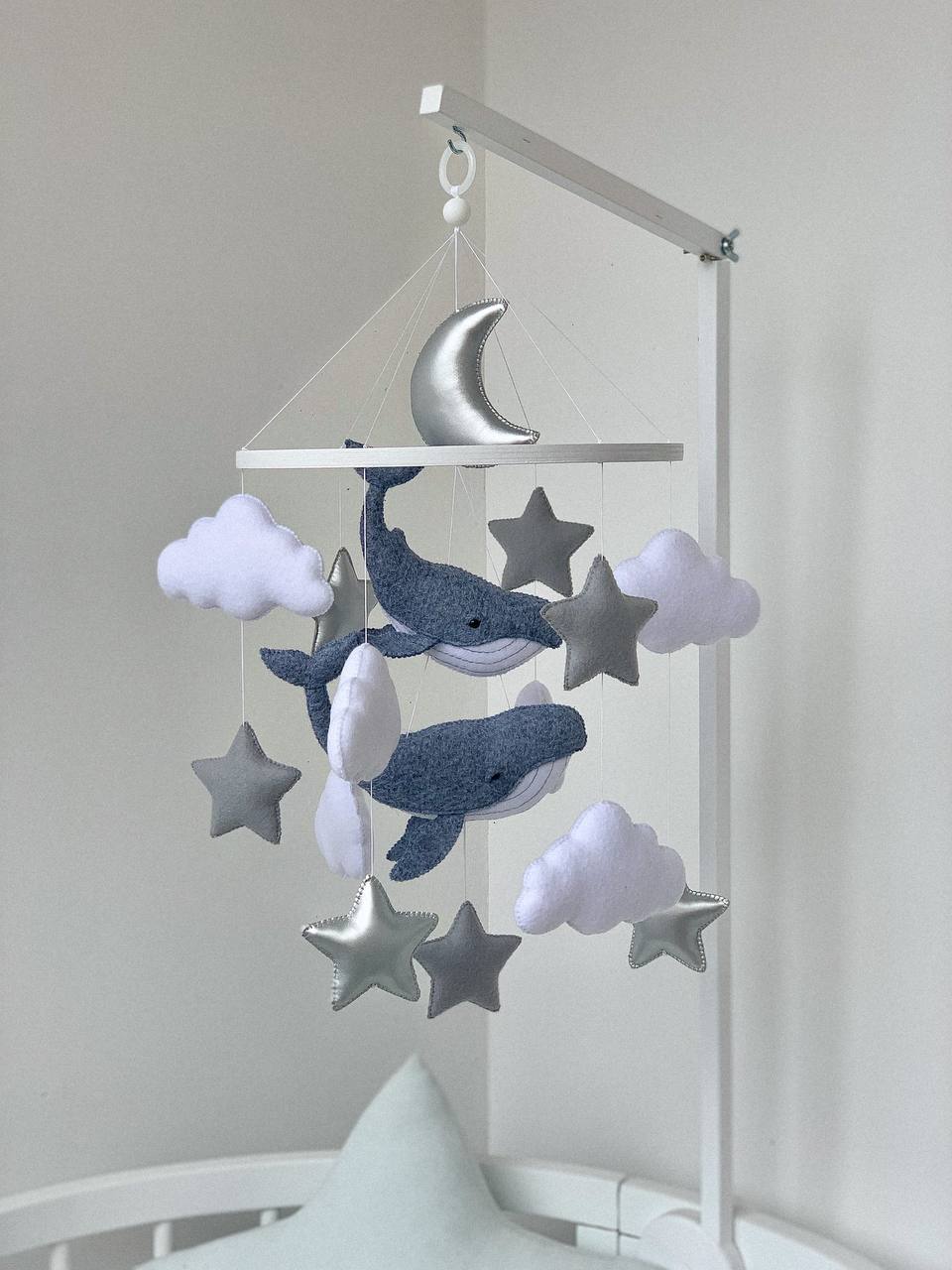 Whale baby mobile, ocean baby mobile, ocean nursery decor, m | Inspire ...