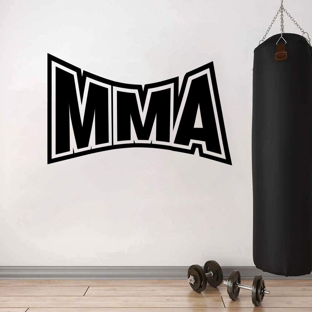 Logo MMA Mixed Martial Arts Car Stickers Wall Sticker Vinyl | Inspire ...