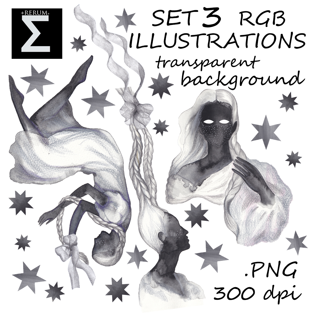 Twin sisters Friends Art drawing patterns Watercolor DIY | Inspire Uplift