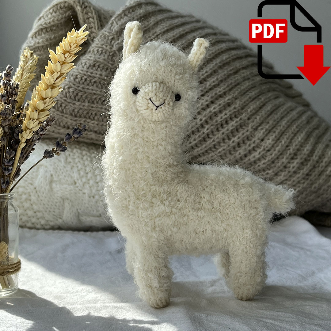 Cute and soft alpaca knitting pattern. English and Russian P | Inspire ...