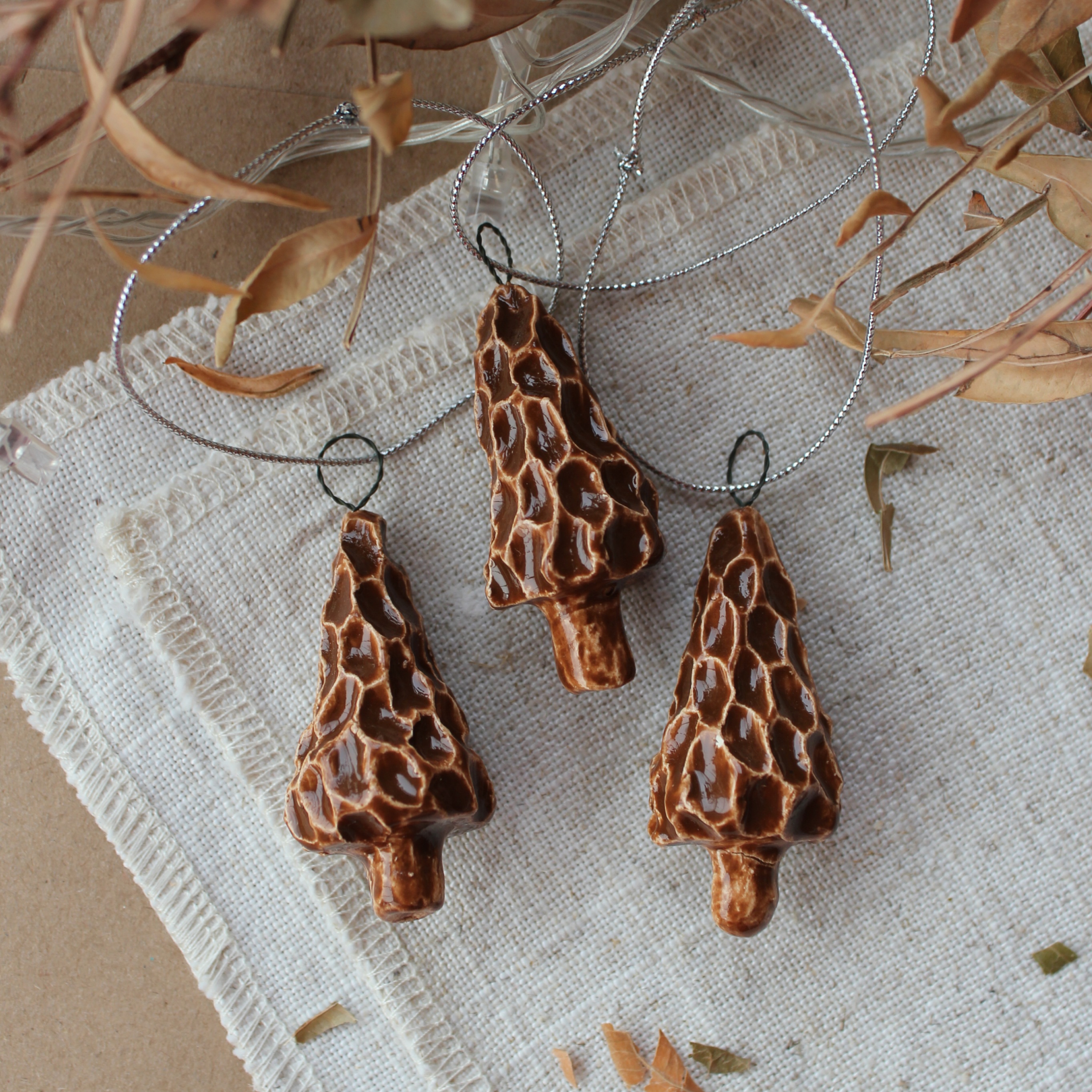 Set of 3 mushrooms/ Christmas tree mushrooms decoration/ Chr | Inspire ...