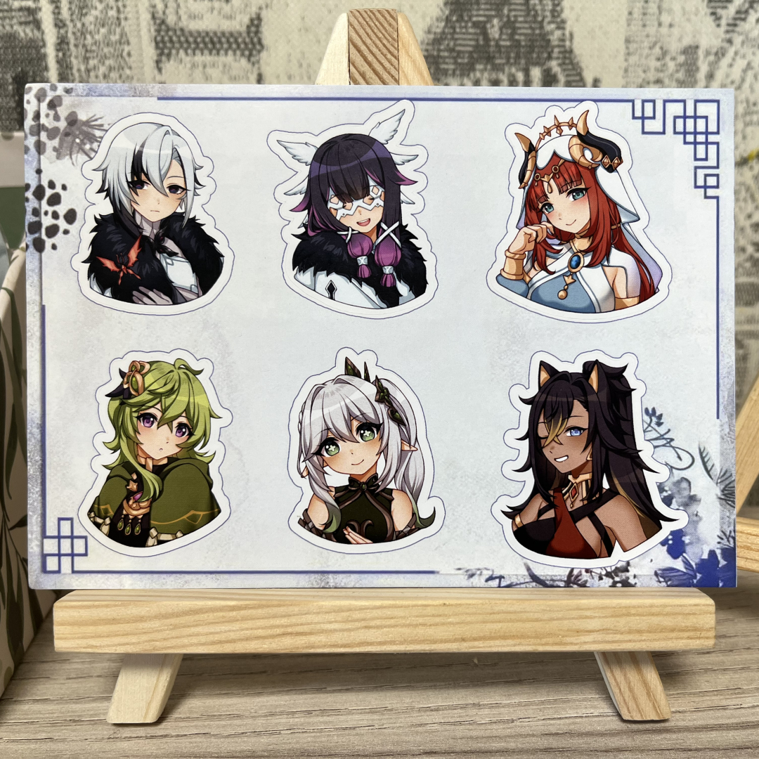 Genshin Sumeru & Fatui sticker pack - Inspire Uplift