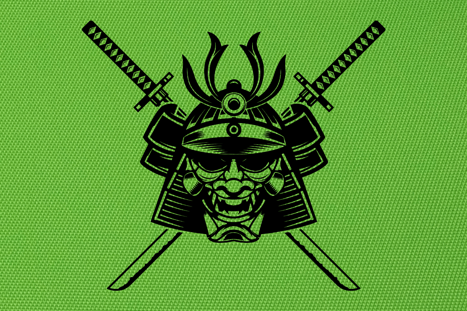 Samurai Mask Crossed Swords, Samurai Warrior, Japanese Marti | Inspire ...