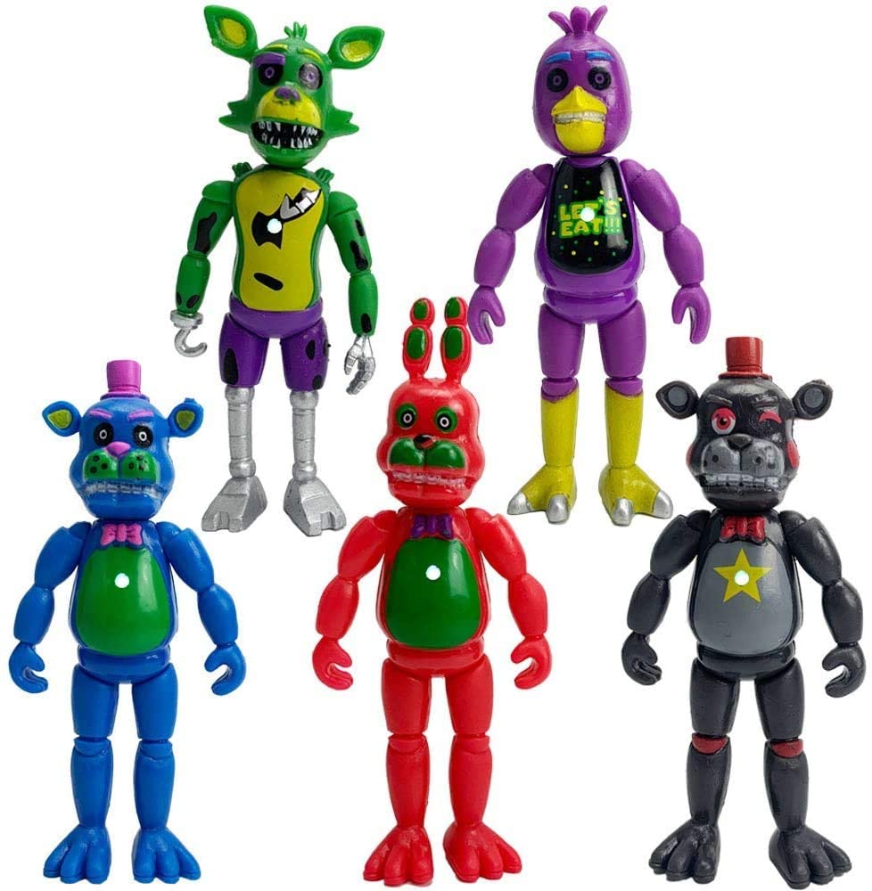5pc SET Five Nights at Freddy's FNAF Action Figures Christma - Inspire ...