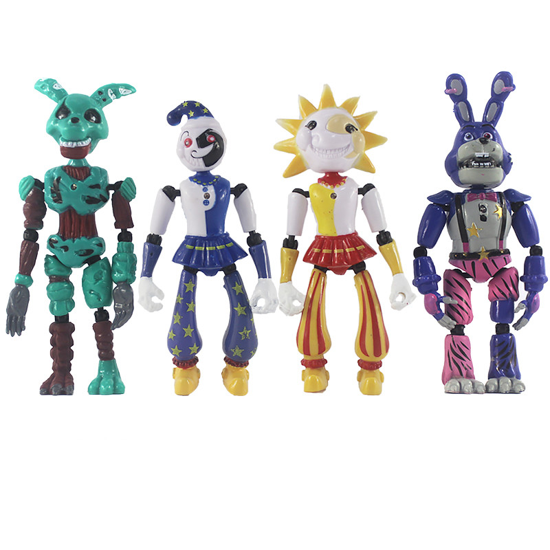 4pcs SET FNAF Five Nights at Freddy's Action Figure Christma - Inspire ...