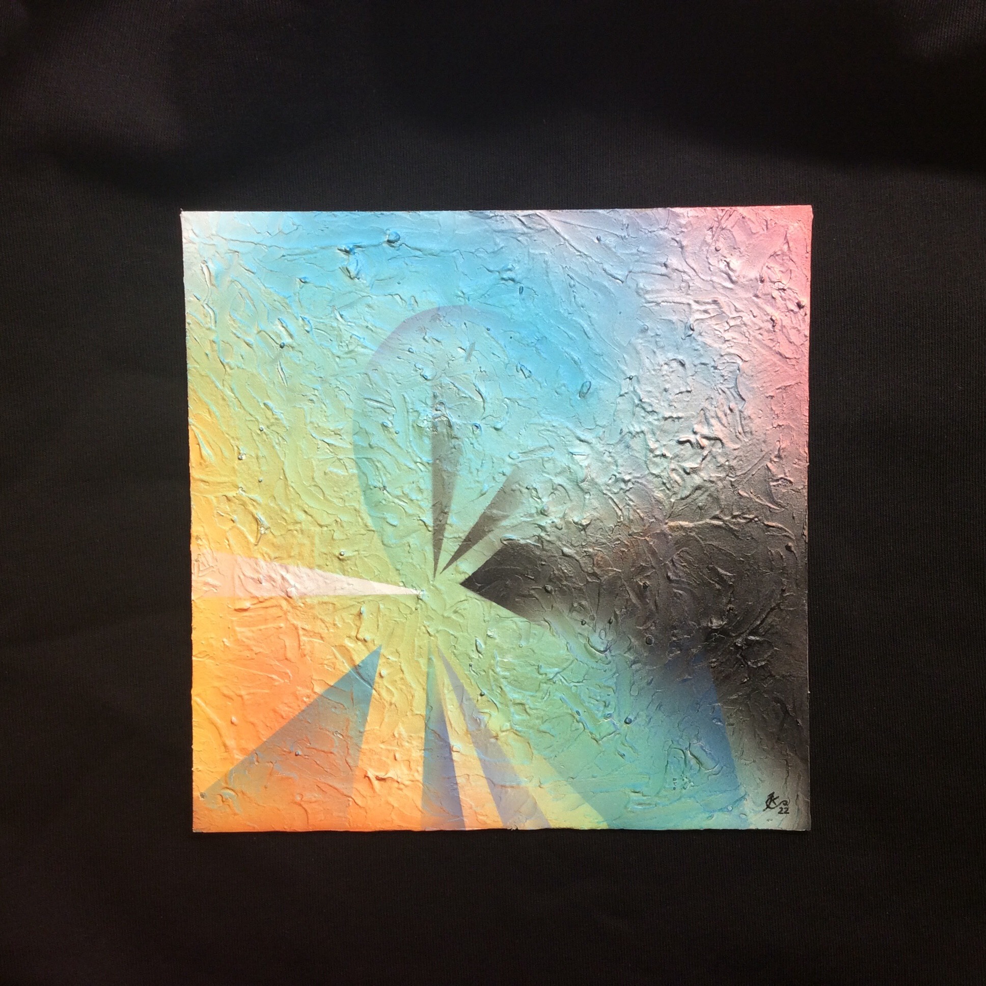 "Forever Young" , abstract painting , acrylic paints , cardb | Inspire ...
