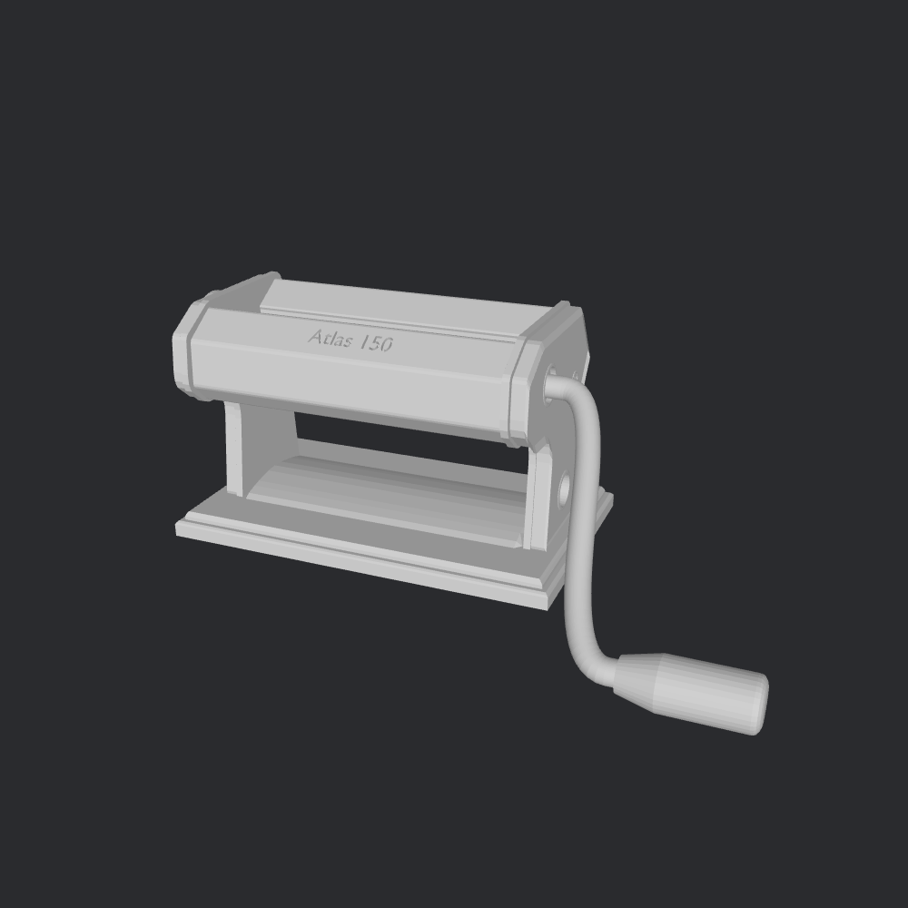 3D MODEL Miniature pasta machine model ready to print | Digi | Inspire ...