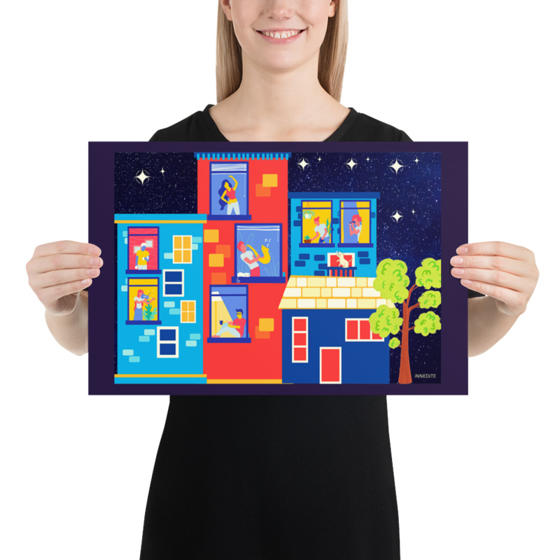 Jazz Night Animated Poster | Augmented Reality Artwork - Inspire Uplift