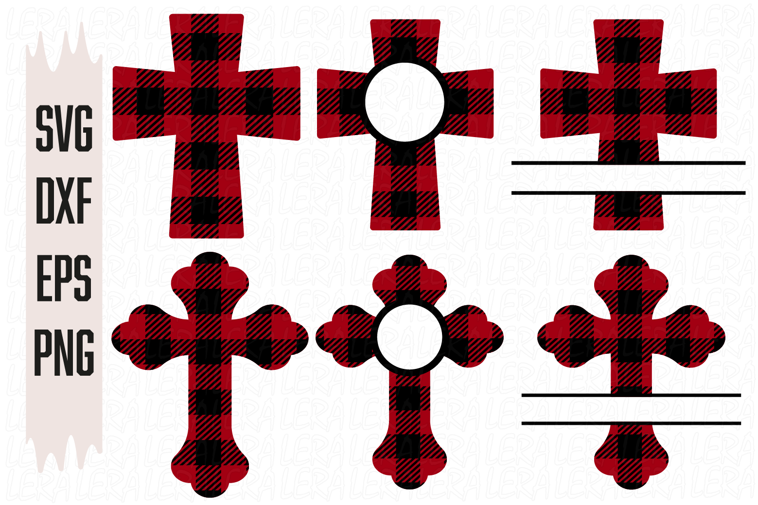 Cross Svg, Cross Buffalo Plaid Svg Files, Digital download | Inspire Uplift