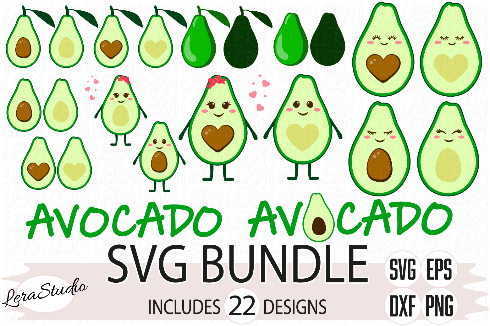 Avocado Svg, Fruit Svg, Boy and Girl Svg, Digital download - Inspire Uplift