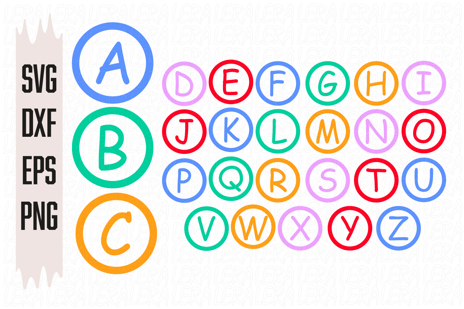 Alphabet Svg Font Svg Letter Svg Digital Download Inspire Uplift