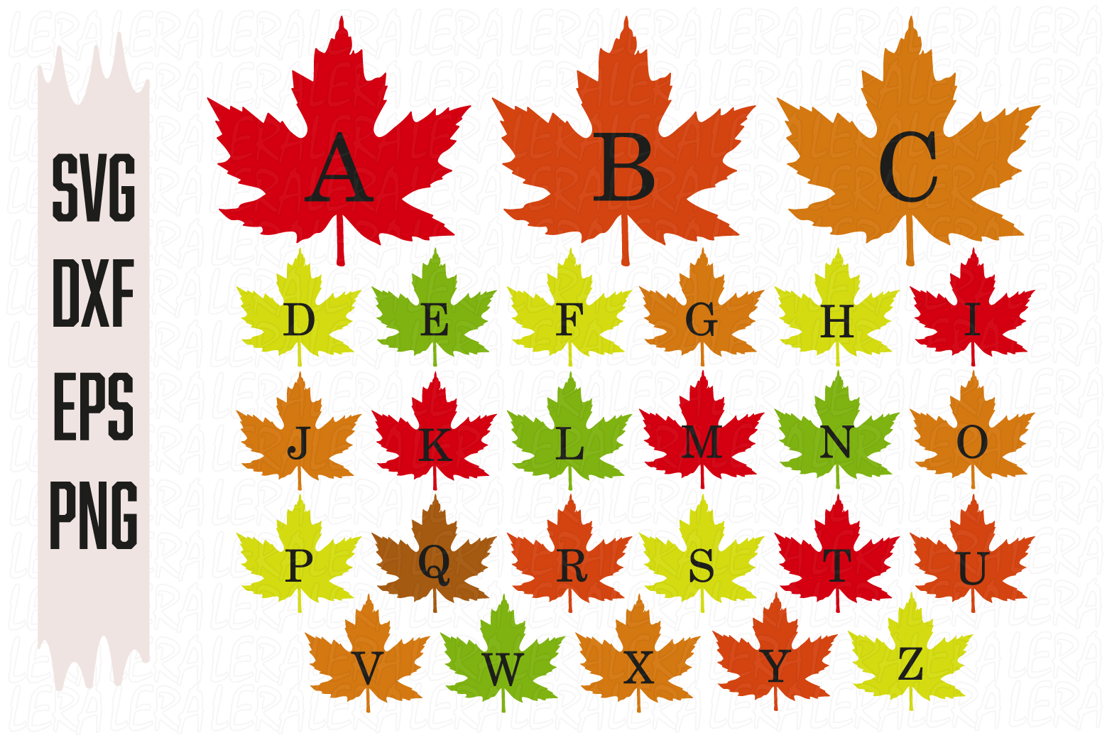 Fall Alphabet Svg, Autumn Svg, Font Svg, Letter Svg, Digital | Inspire ...