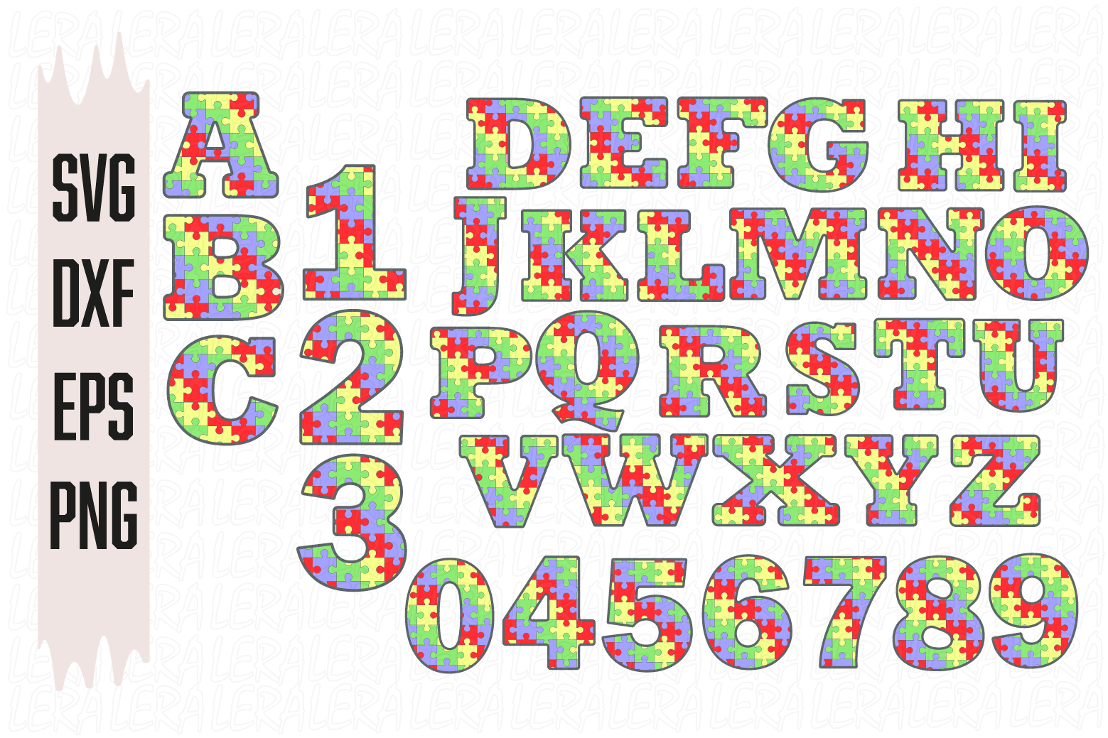Autism Font Svg, Alphabet puzzles Svg, Autism Puzzles Svg, N | Inspire ...