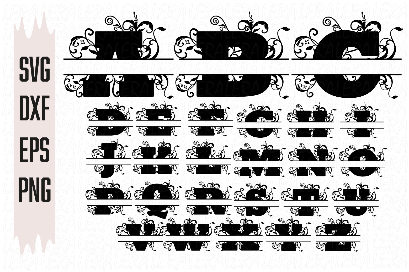 Alphabet Svg, Font Svg, Letter Svg, Digital download | Inspire Uplift