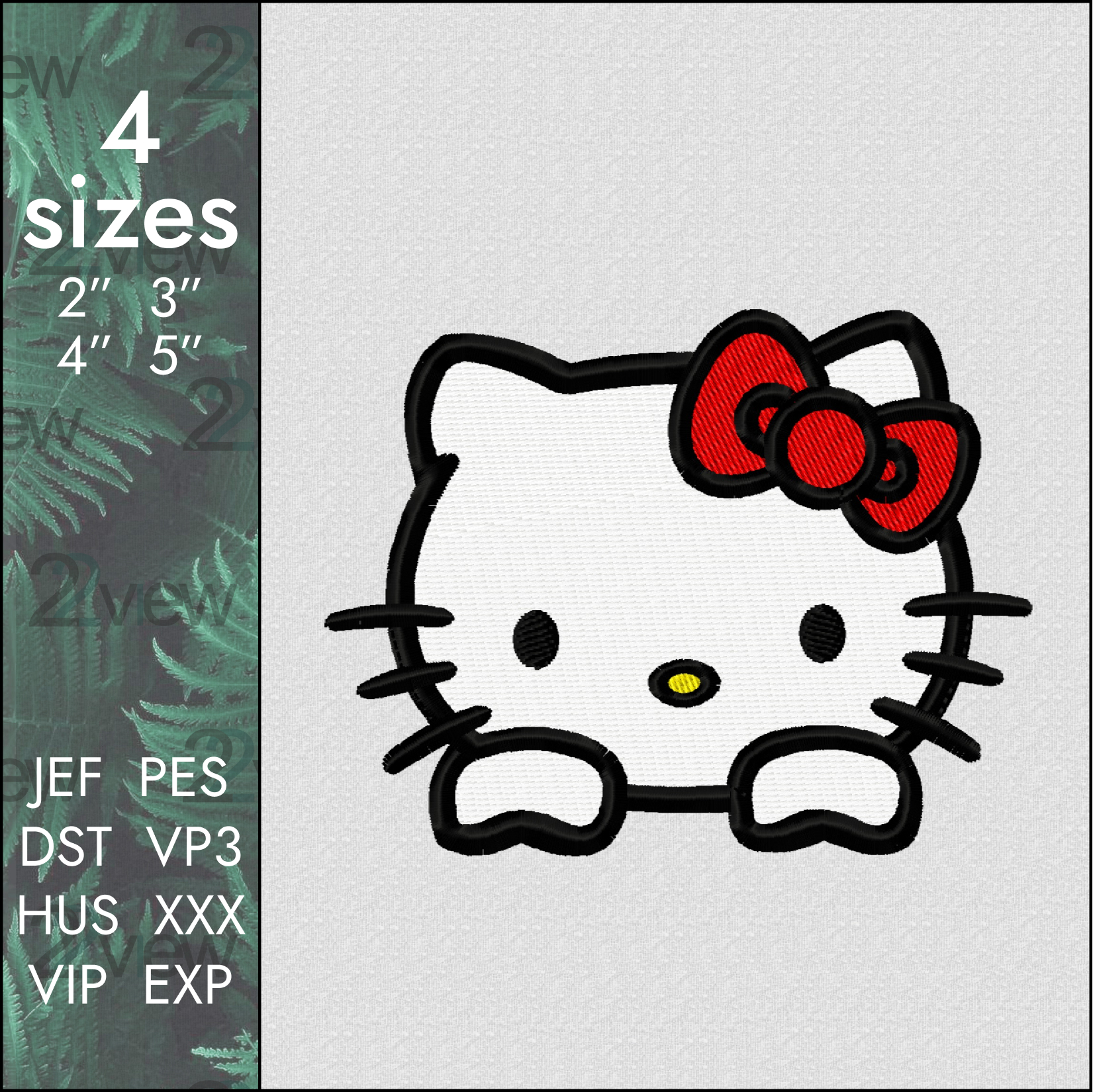 Hello Kitty Embroidery Design, cute baby cartoon child kid | Inspire Uplift