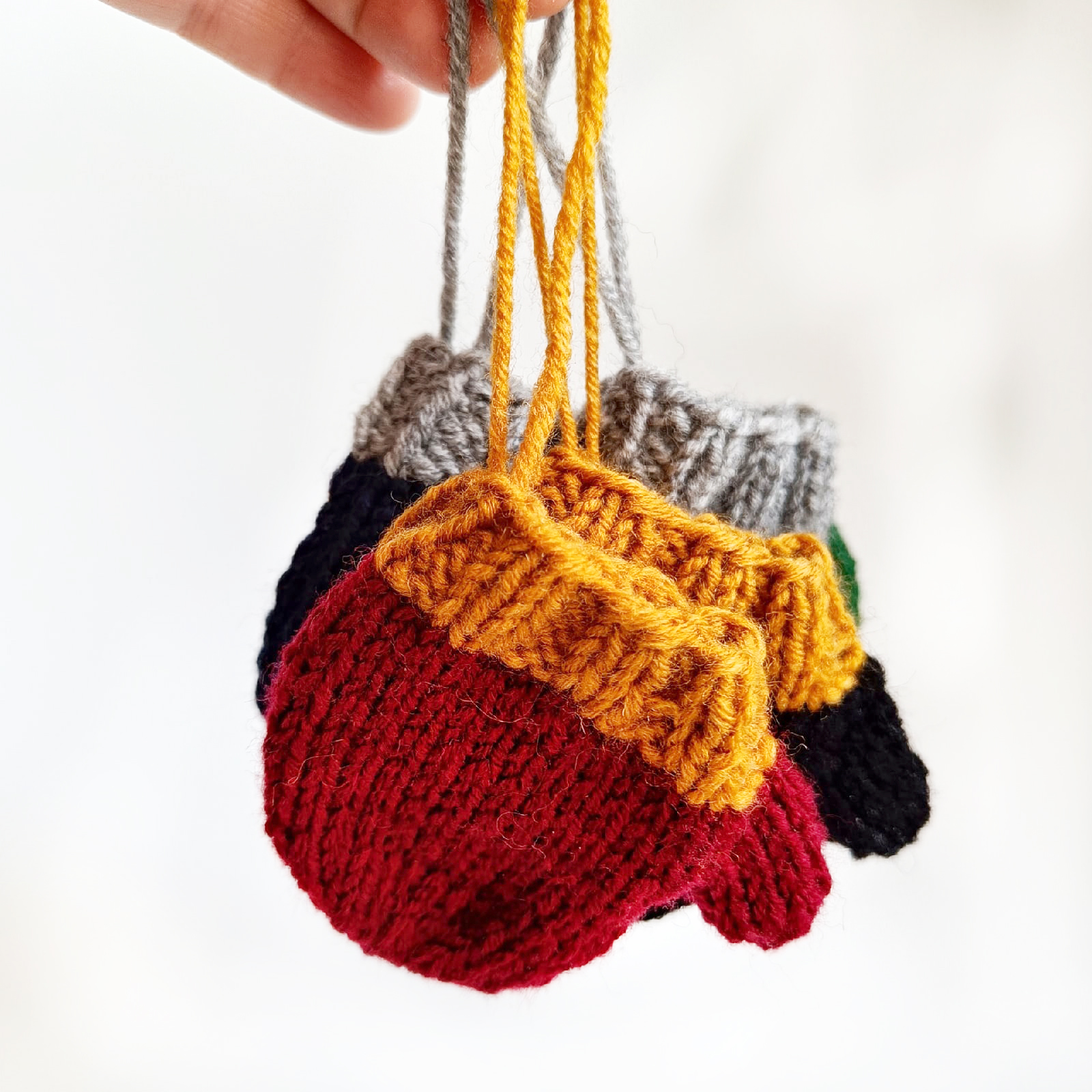 Hogwarts Mini mittens for Christmas tree Decorations for Chr - Inspire ...