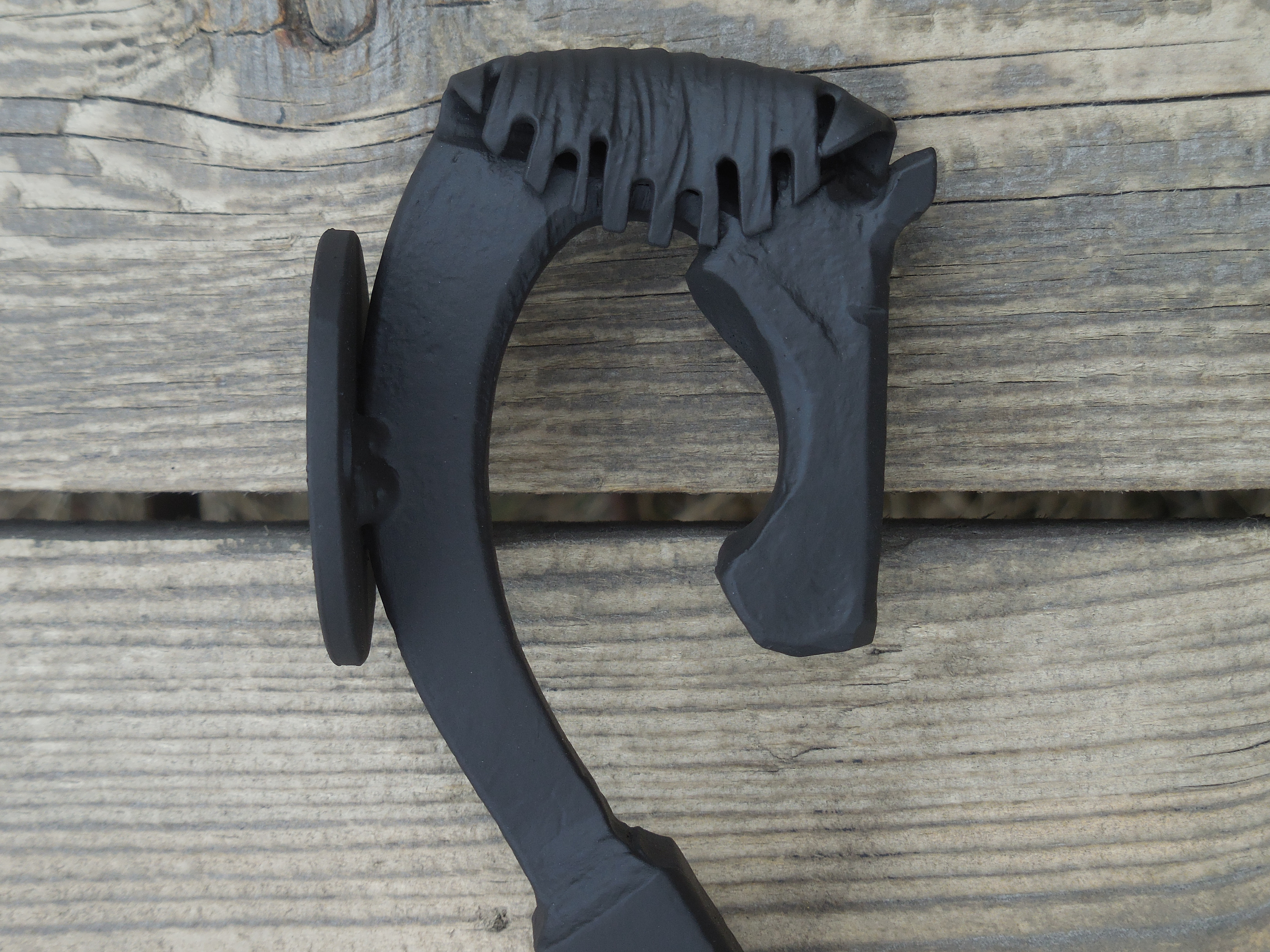 Hand forged door pull 13", Horse's head, Blacksmith made, Wr | Inspire ...