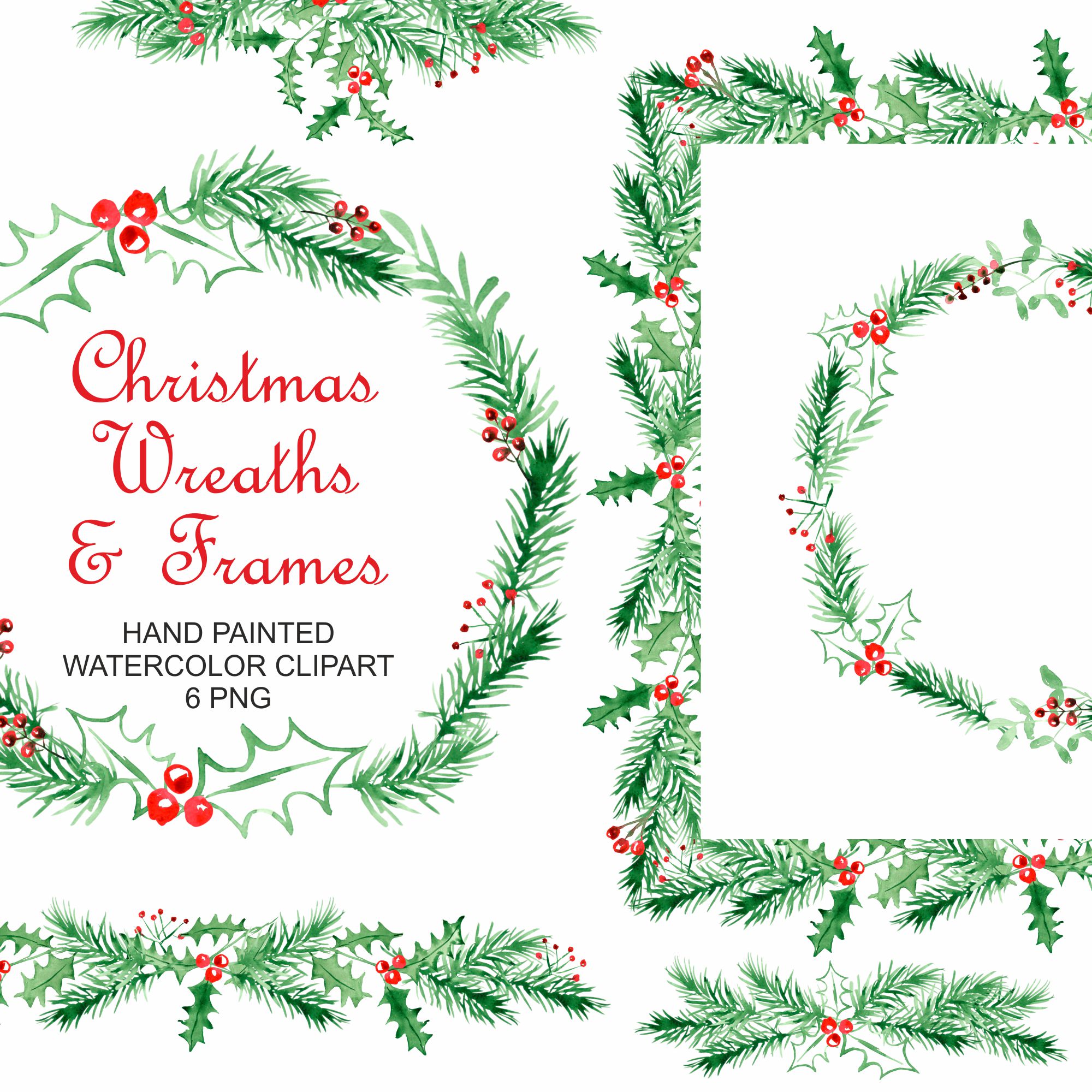 Christmas frames and borders, New year frame, Christmas wrea | Inspire ...