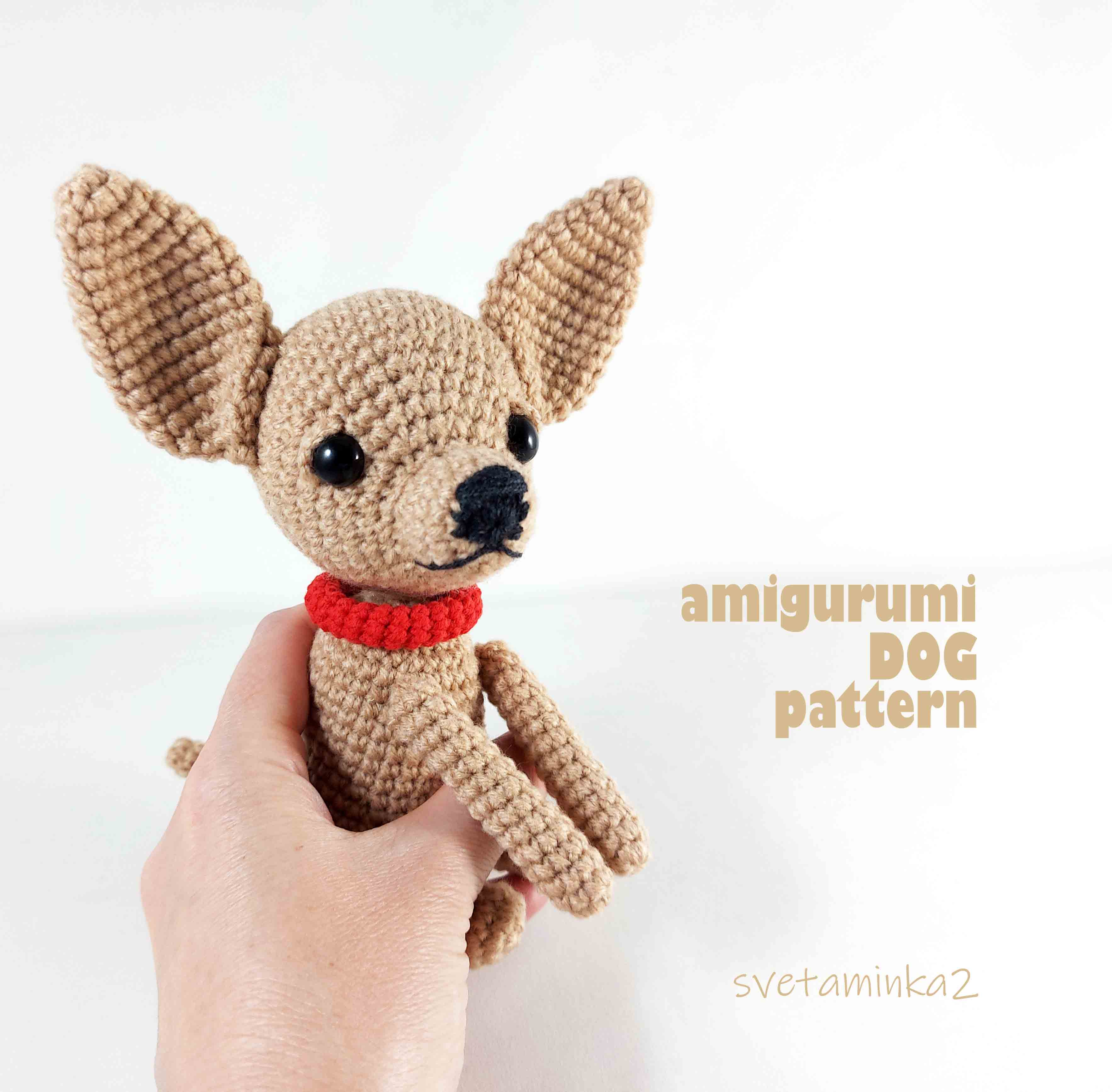 Amigurumi Dog Pattern Puppy Crochet Pattern Chihuahua Amigur | Inspire ...