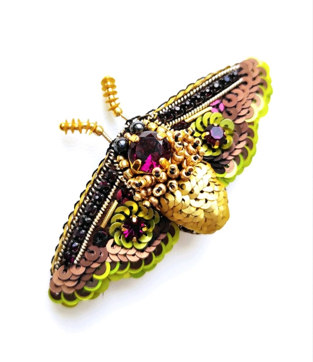 butterfly, Beaded insect brooch, insect pin, butterfly brooc | Inspire ...