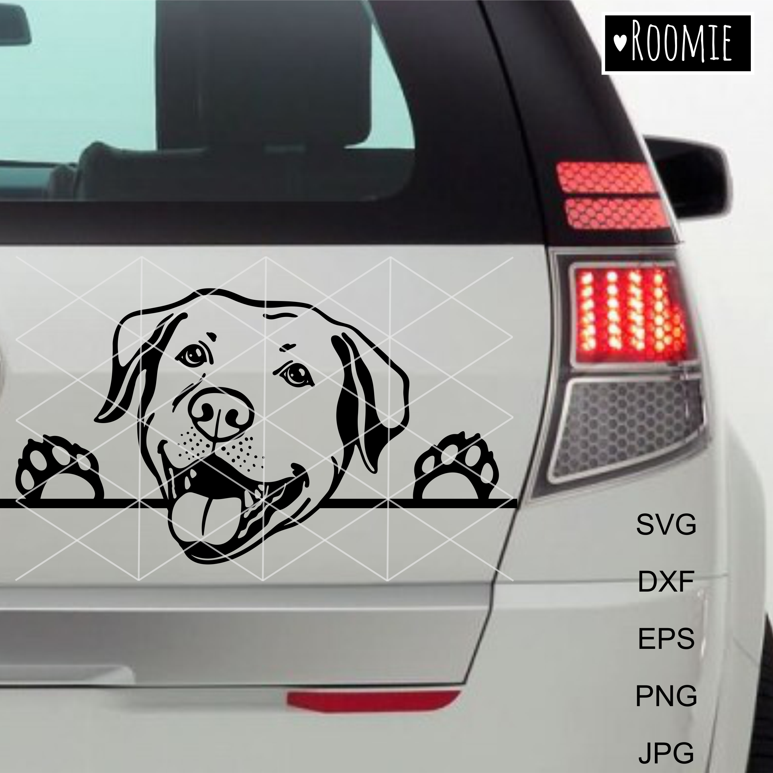 Labrador Retriever SVG, Peeking Dog Svg, Yellow Lab Lover Gi | Inspire ...