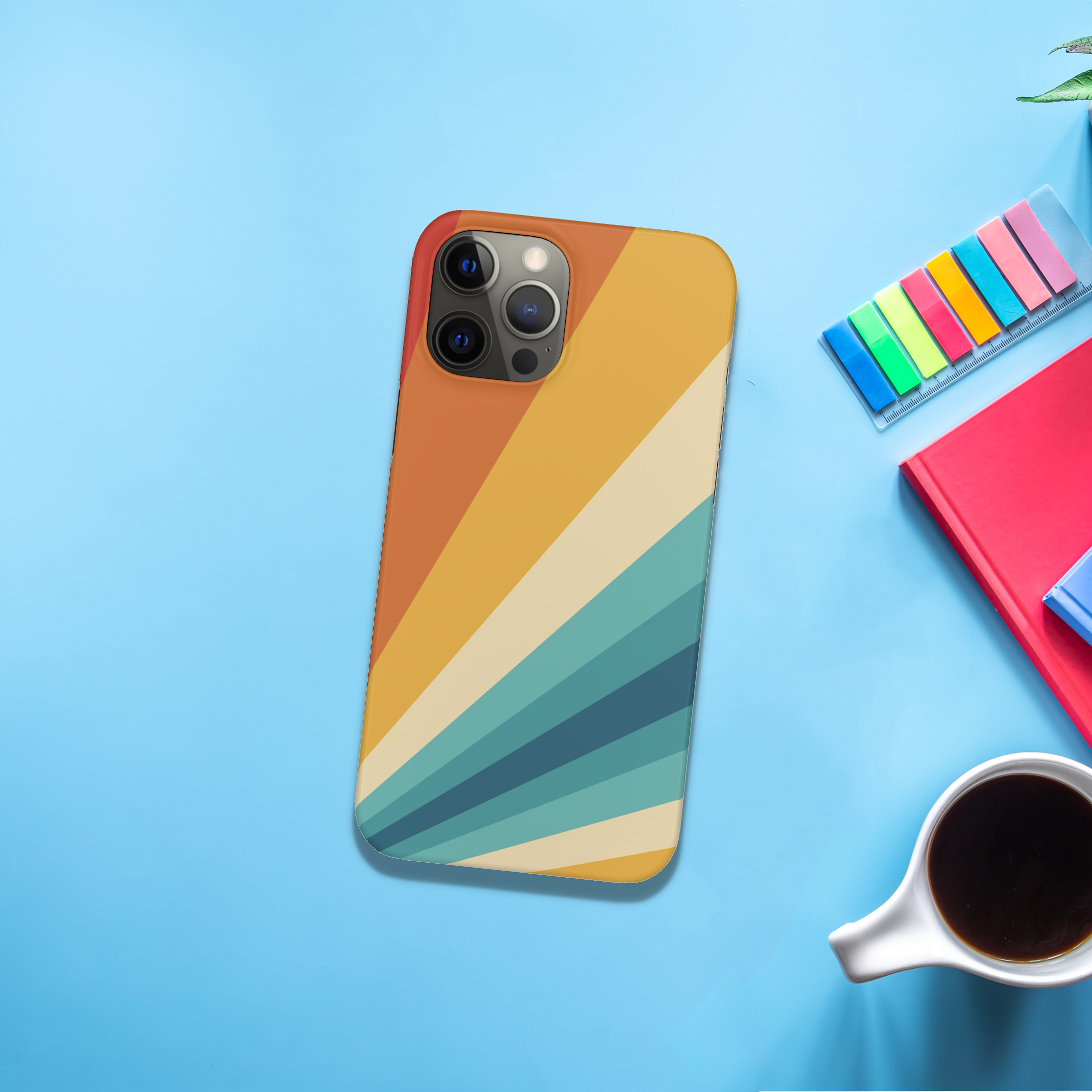 Groovy Retro Lines Rainbow 70s Case for iPhone 14 Pro Max 13 | Inspire ...