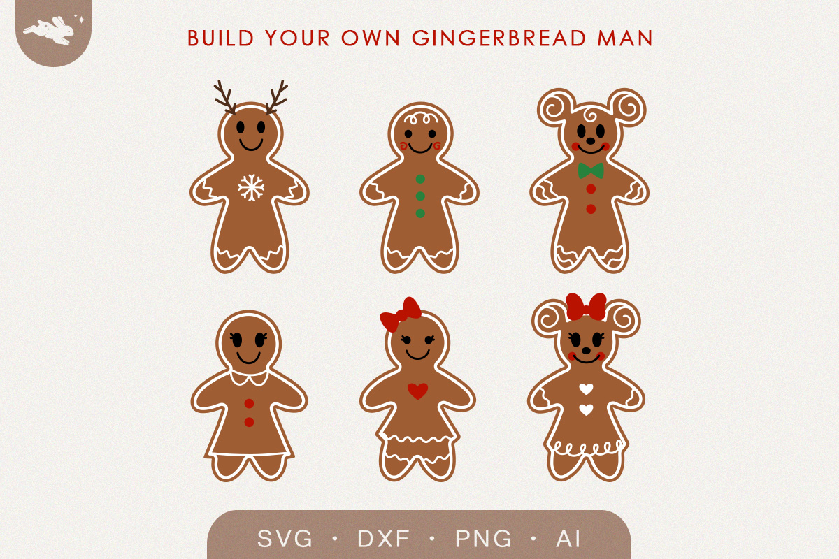 Gingerbread men svg, Funny Christmas svg | Inspire Uplift