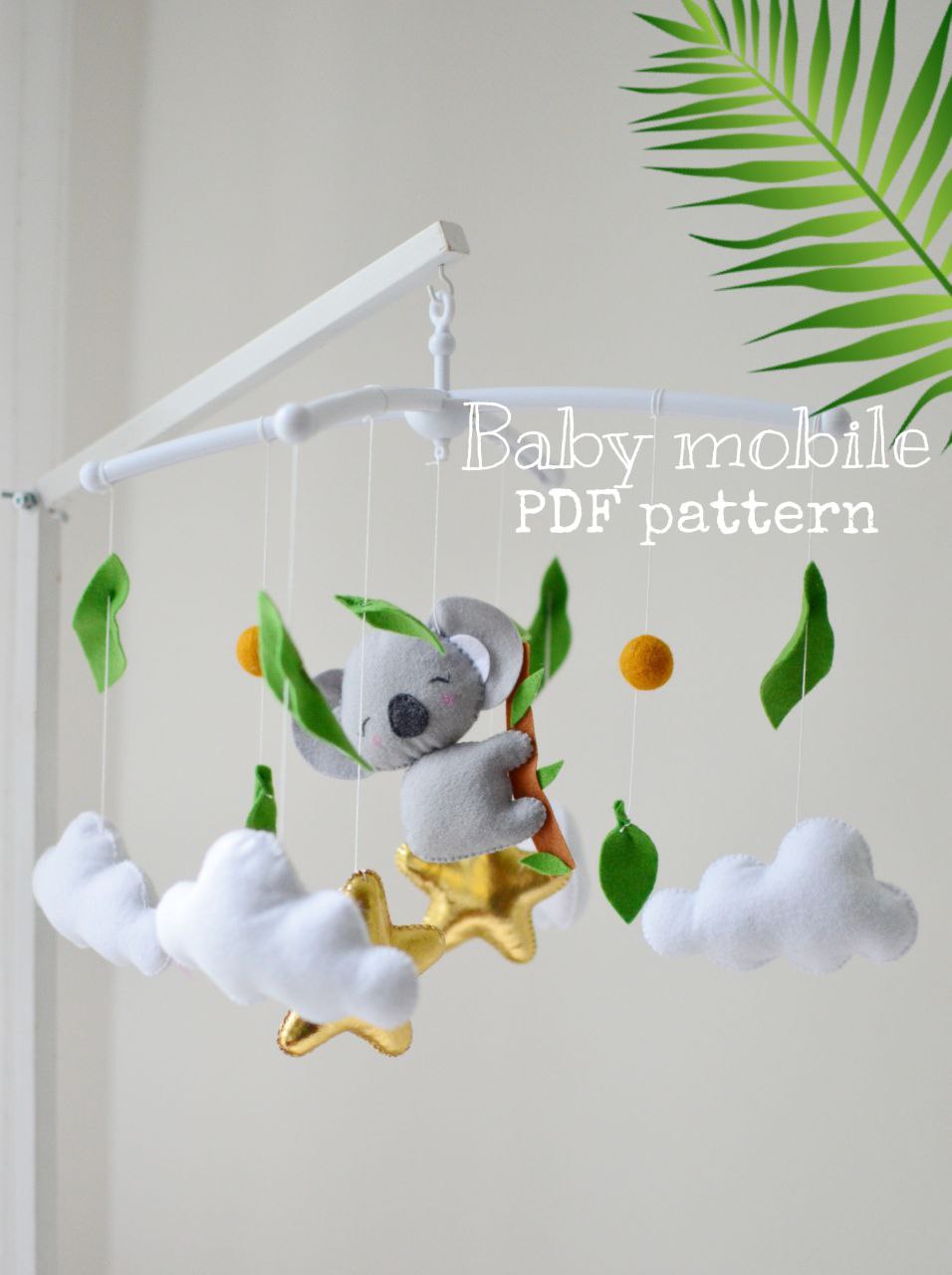 PDF Baby mobile pattern with cute koala bear for nursery dec | Inspire ...