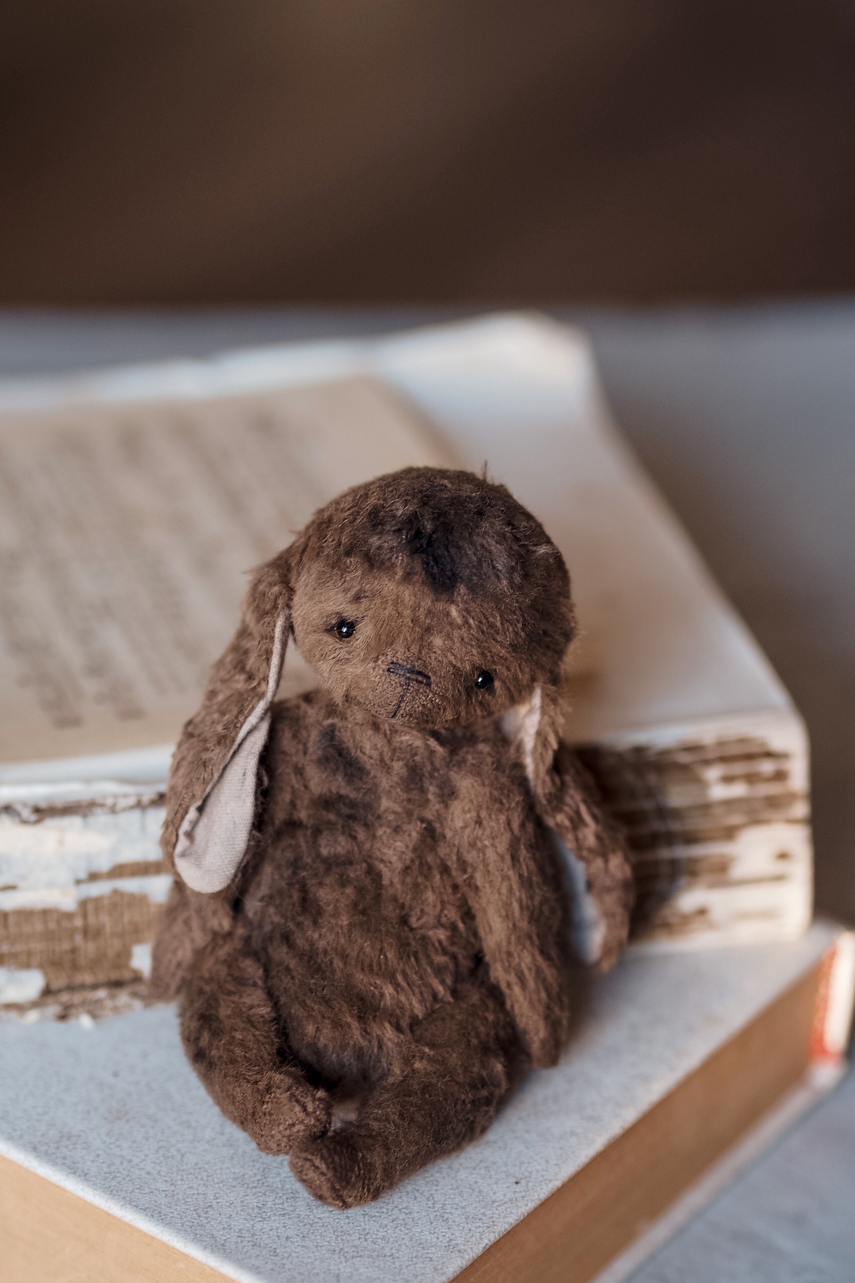 Vintage style teddy bunny brown | Inspire Uplift