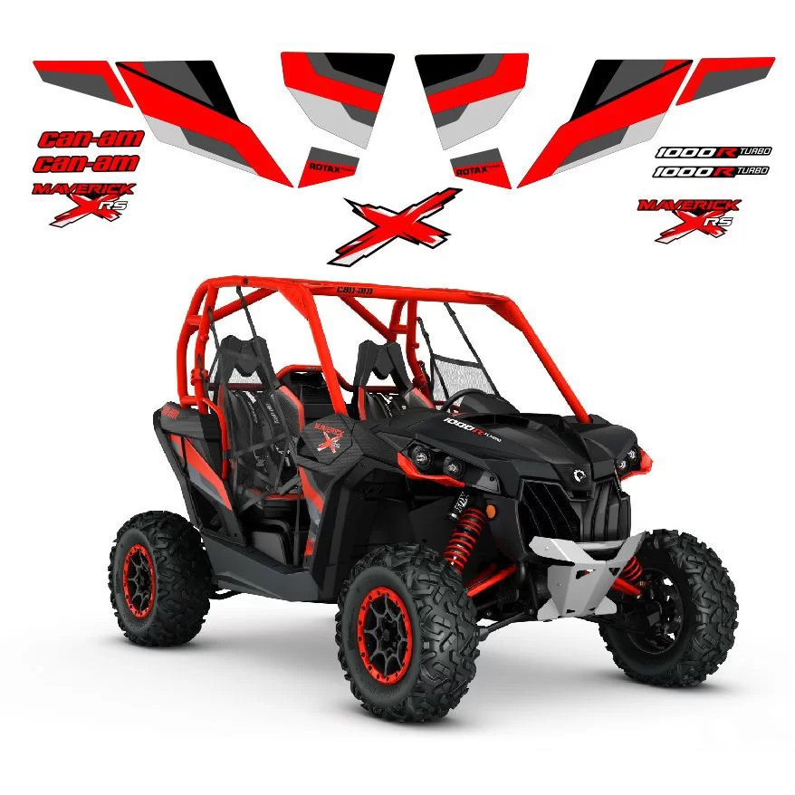 BRP CAN AM MAVERICK 1000R XMR RC X3 RS original decals kit - Inspire Uplift