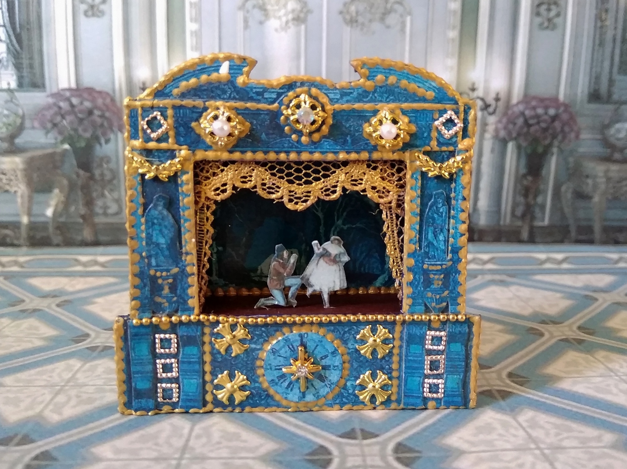 Paper theater. Puppet miniature. Scale 1:12. Dollhouse minia | Inspire ...