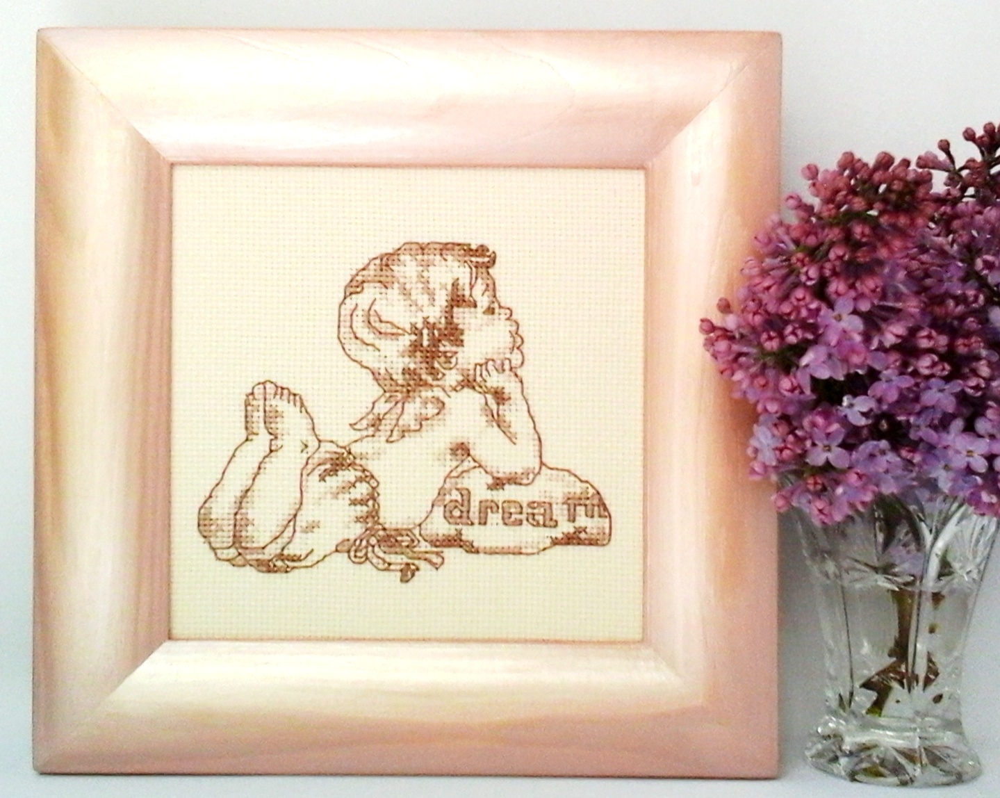 Handmade Embroiderey, Guardian Angel, Nursery Wall Decor, Ki | Inspire ...
