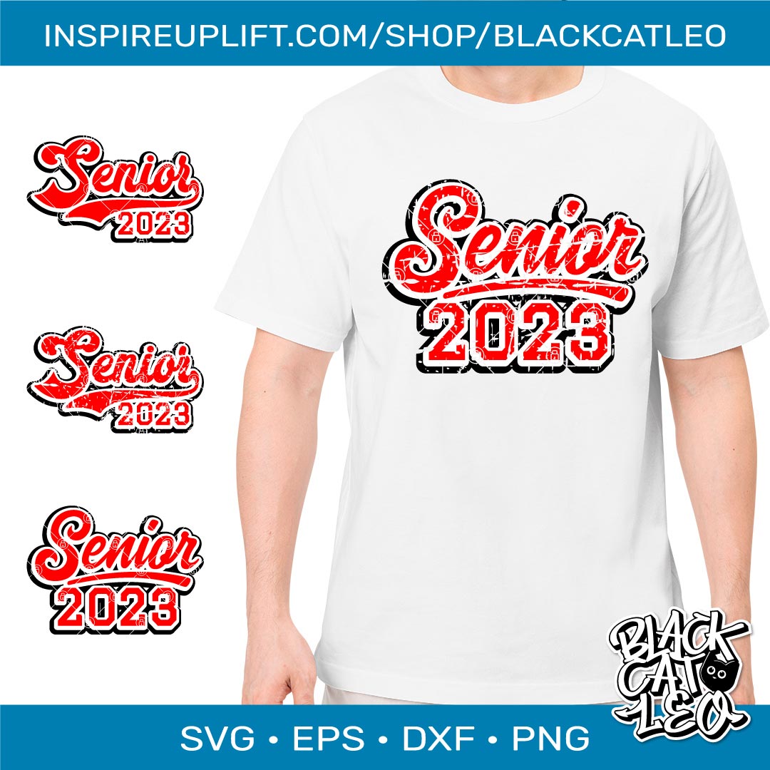 Distressed Senior 2023 svg. Graduation class of 2023 png | Inspire Uplift