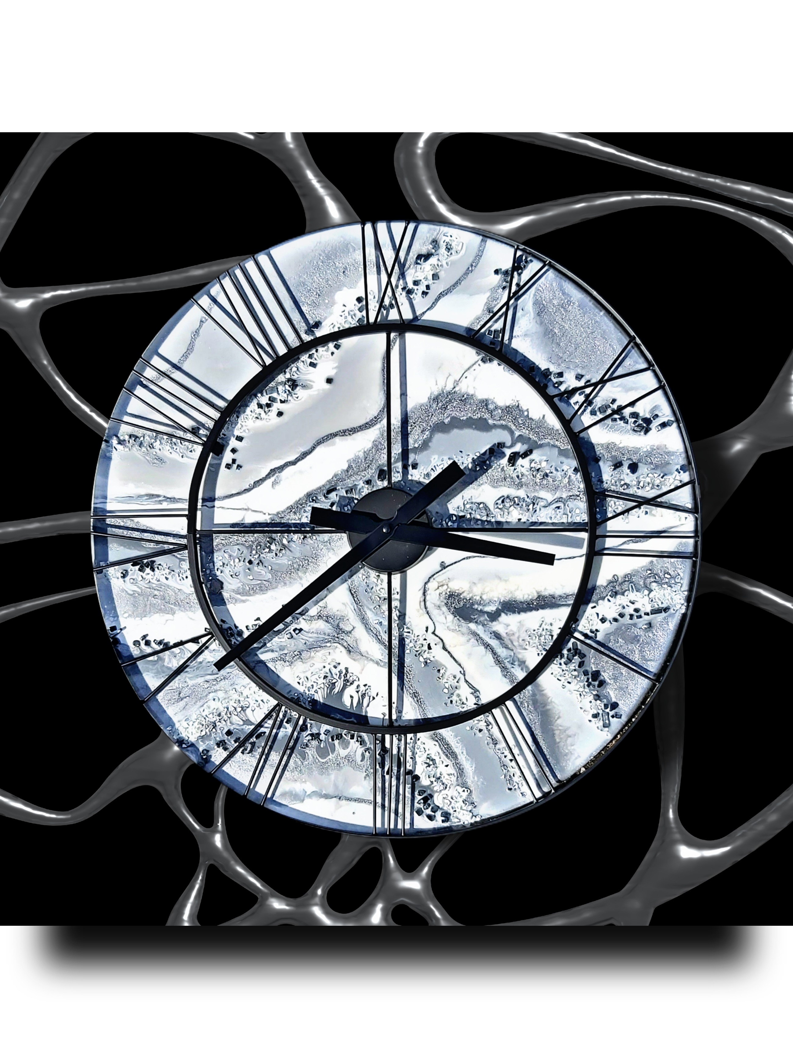 Geode Style Resin Clock - Inspire Uplift