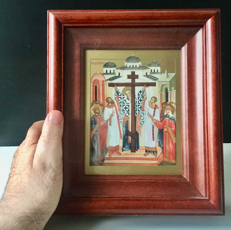 The Elevation of the Holy Cross | High quality Serigraph ico - Inspire ...