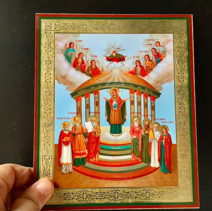 The Icon of Sophia, the Wisdom of God (Kiev) | Gold foiled i - Inspire ...