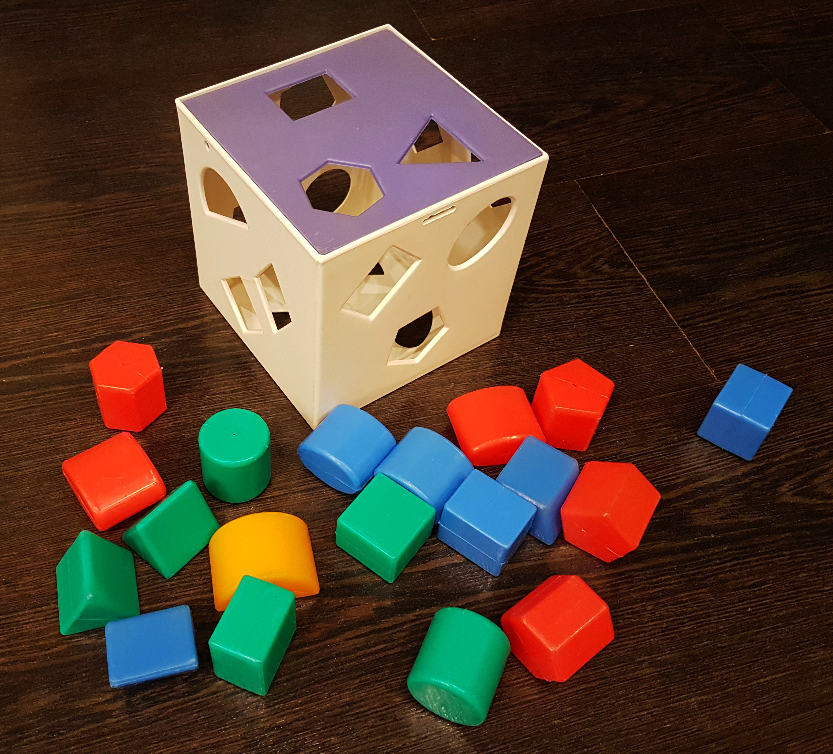Vintage Russian Logical Toy Cube Sorter USSR 1980s | Inspire Uplift