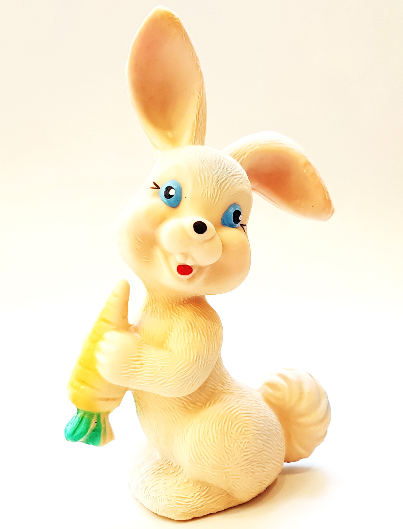 Vintage Rubber Toy Rabbit With Carrot Made in Yugoslavia 197 | Inspire ...